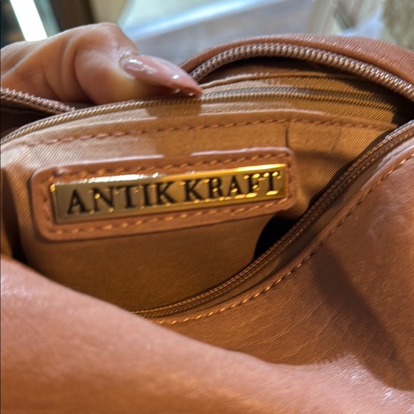 Antik Kraft | Bags | Antik Kraft Tan Shoulder Bag With Soft Leather And ...